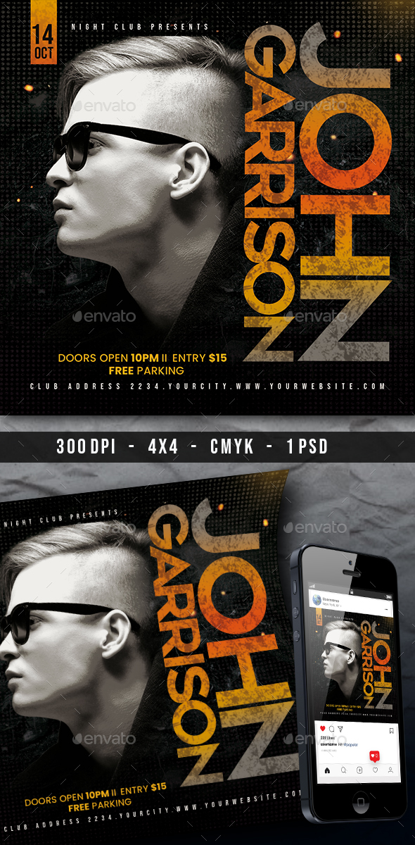 Dj Graphics, Designs & Templates | GraphicRiver