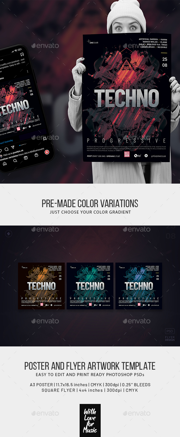 Techno Graphics, Designs & Templates | GraphicRiver