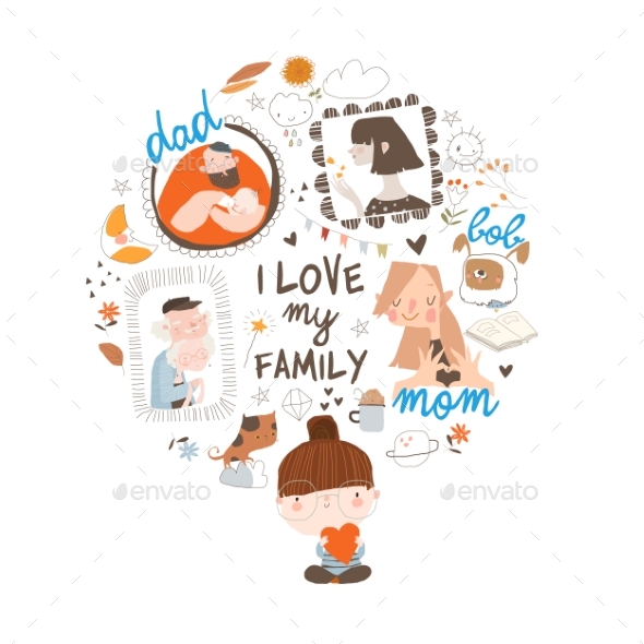 Family Graphics, Designs & Templates | GraphicRiver
