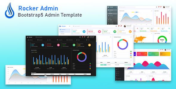 Rocker - Bootstrap 5 Admin Dashboard Template - eThemePro Rocker - Bootstrap 5 Admin Dashboard Template - eThemePro