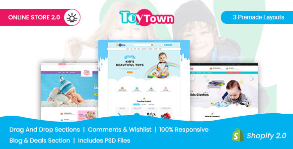 Toys Website Templates | ThemeForest