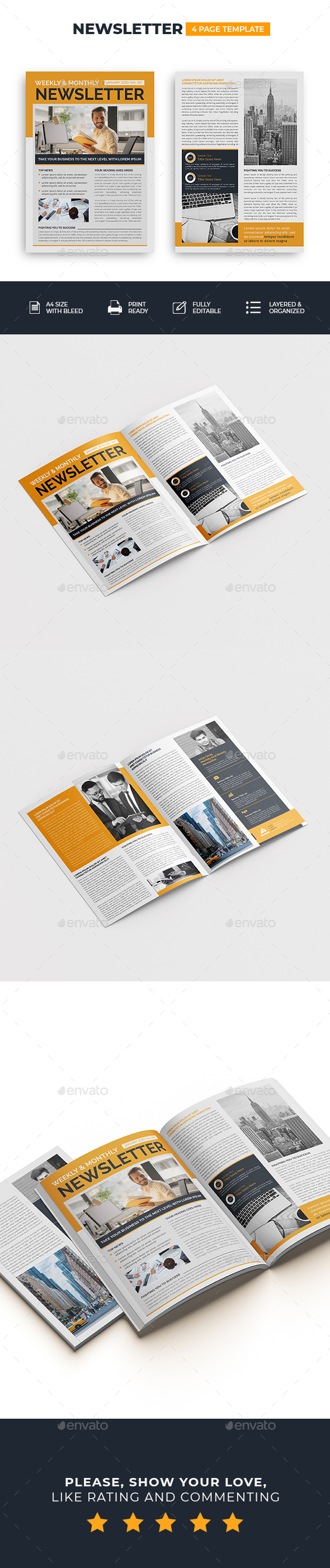 Newsletter Graphics, Designs & Templates | GraphicRiver