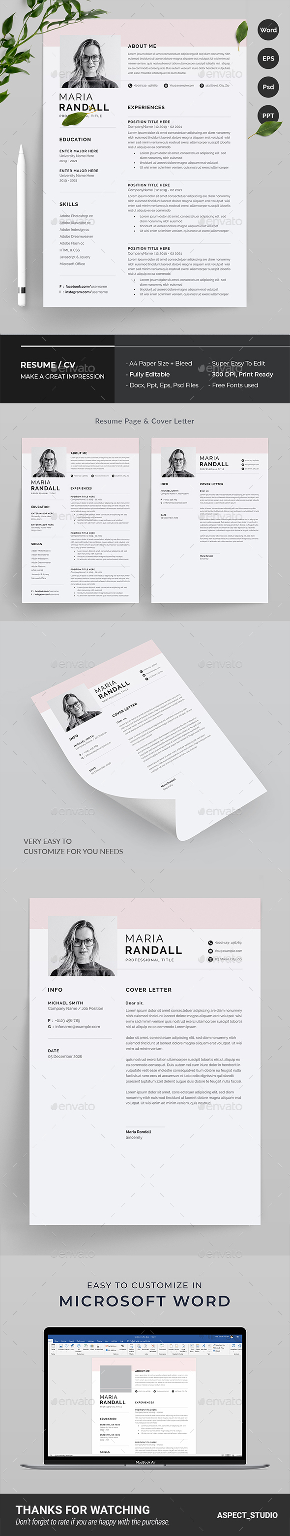 Resume Graphics, Designs & Templates | GraphicRiver