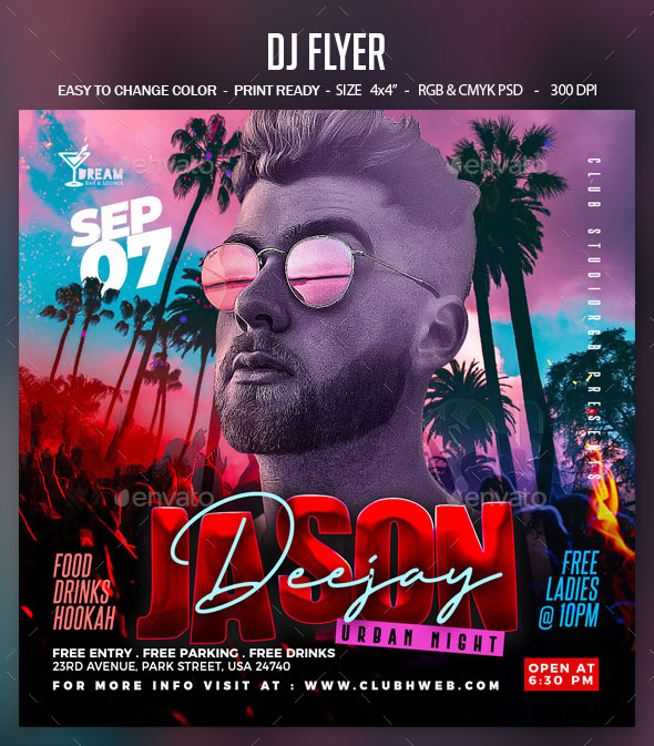 Dj Graphics, Designs & Templates | GraphicRiver