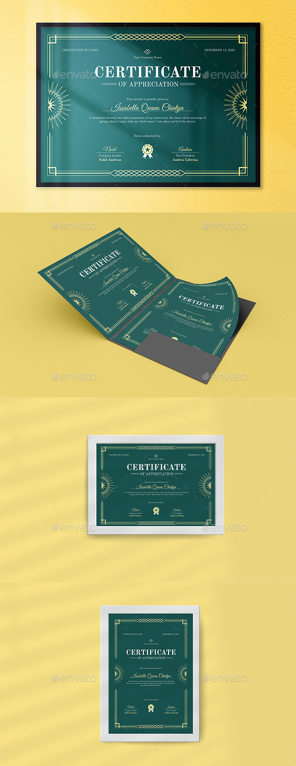 Certificates Graphics, Designs & Templates | GraphicRiver