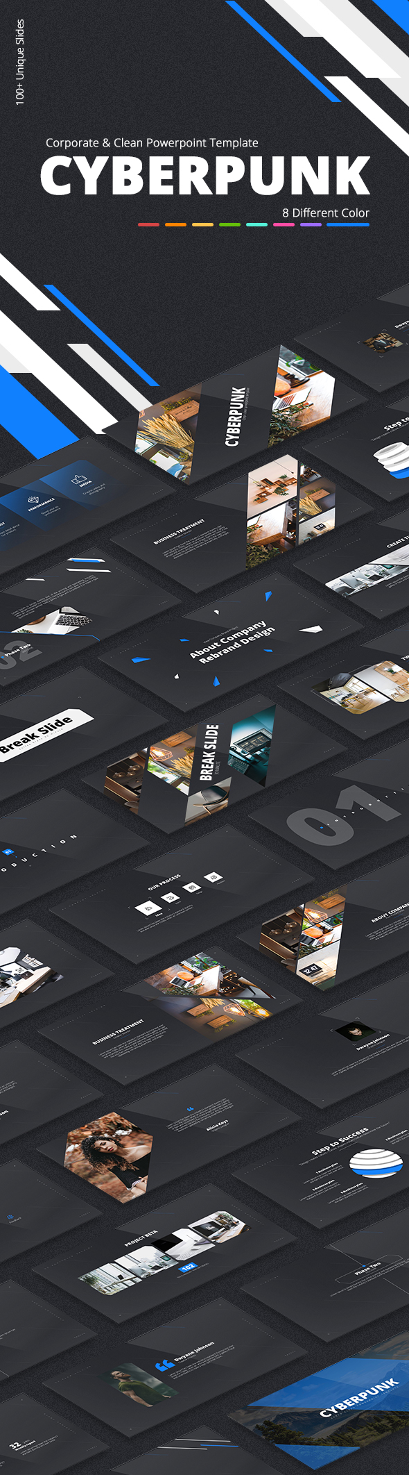 Cyberpunk Presentation Templates | GraphicRiver