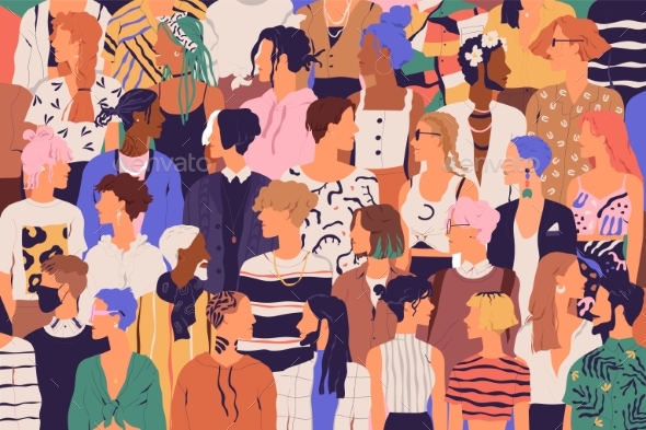 Crowd Graphics, Designs & Templates | GraphicRiver