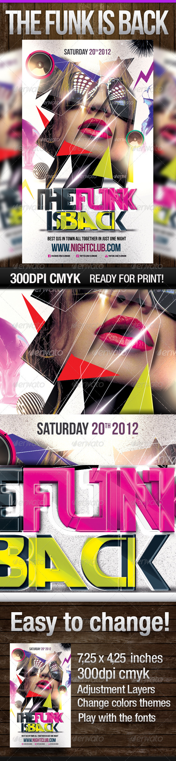 Funk Graphics, Designs & Templates | GraphicRiver