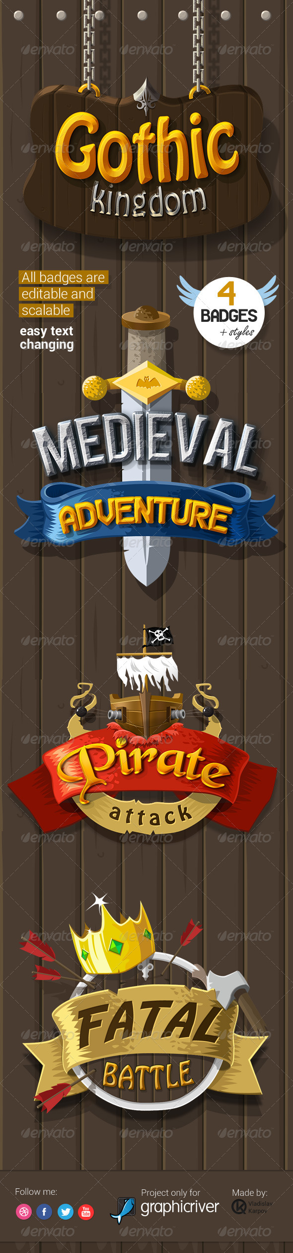 Medieval Graphics, Designs & Templates from GraphicRiver