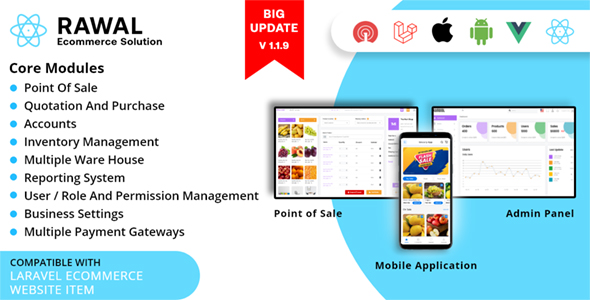 React Pos Mobile App Templates | CodeCanyon