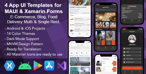 Maui Mobile App Templates | CodeCanyon
