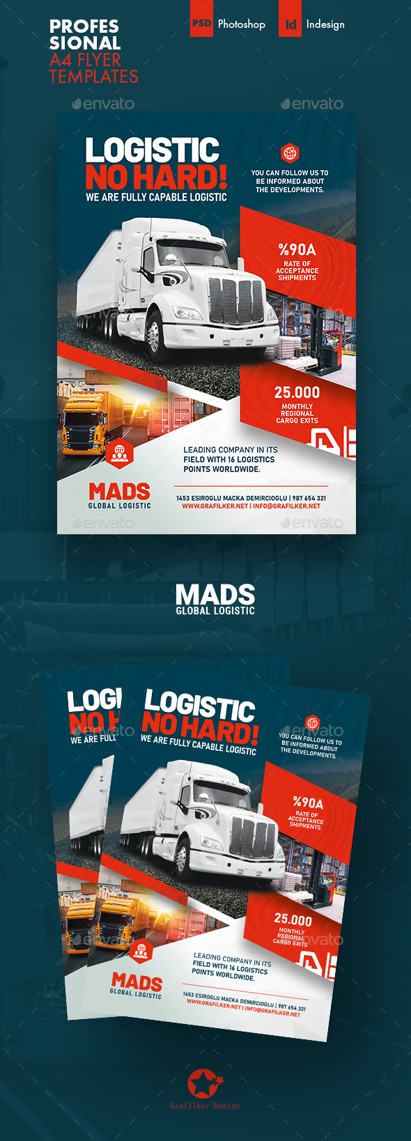 Logistics Graphics, Designs & Templates | GraphicRiver