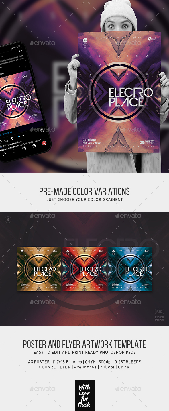 Electronica Graphics, Designs & Templates | GraphicRiver
