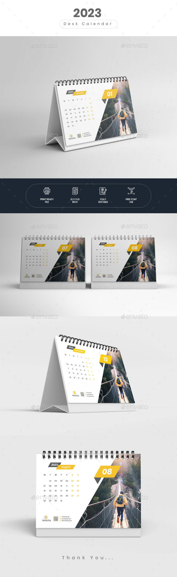 Calendar Templates & Designs from GraphicRiver