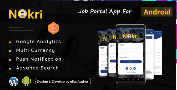 Job Portal Mobile App Templates | CodeCanyon