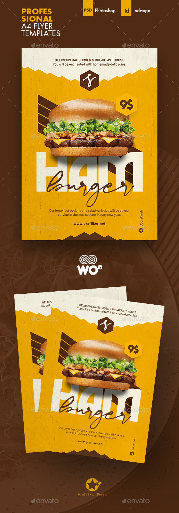 Burger Graphics, Designs & Templates | GraphicRiver