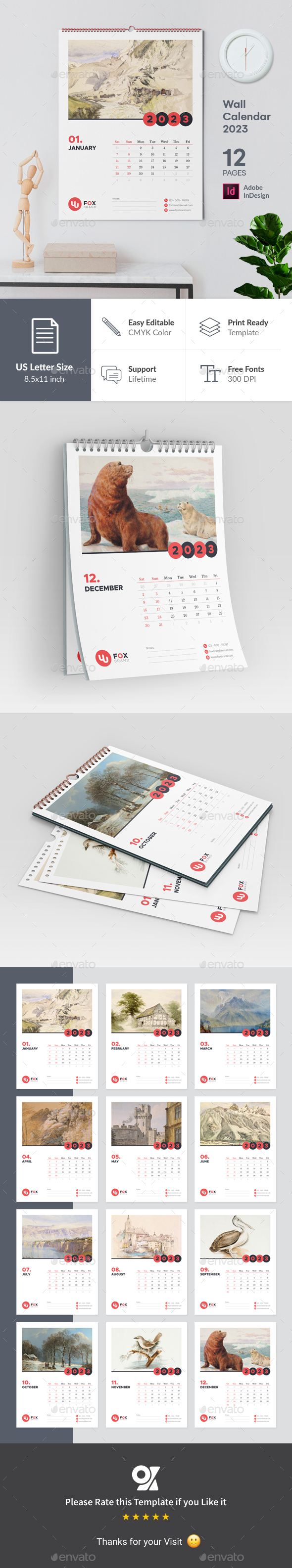 Calendario Graphics, Designs & Templates | GraphicRiver