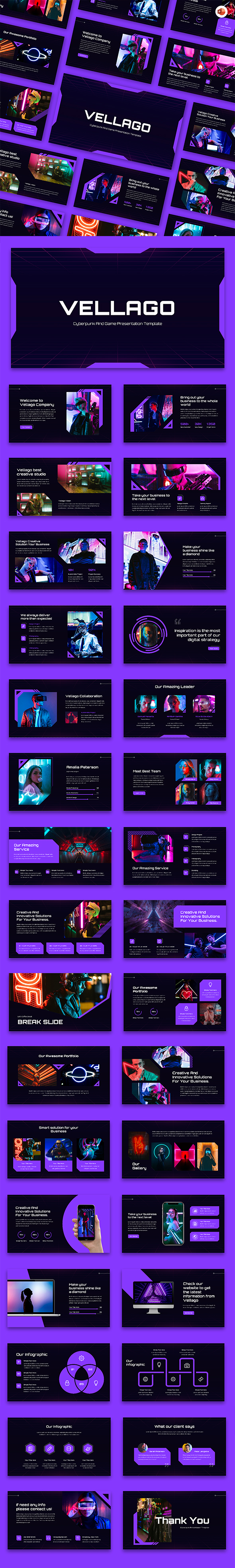 Cyberpunk Presentation Templates | GraphicRiver