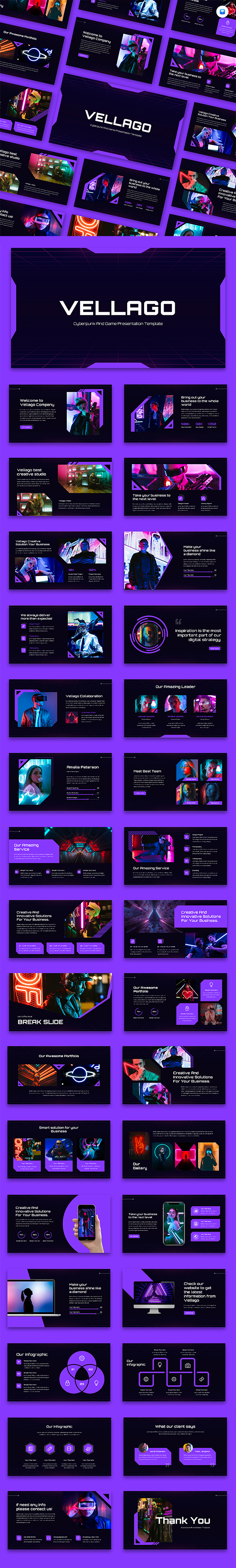 Cyberpunk Presentation Templates | GraphicRiver