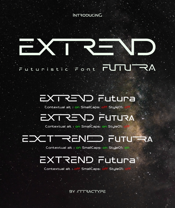 Futuristic Fonts from GraphicRiver