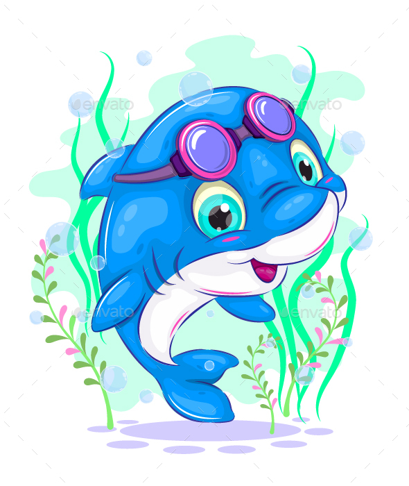 Dolphin Graphics, Designs & Templates | GraphicRiver