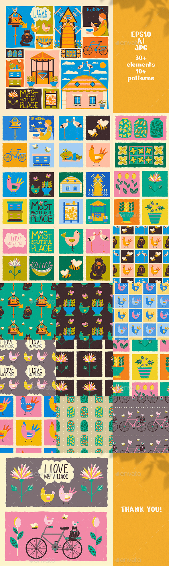 Villager Graphics, Designs & Templates | GraphicRiver