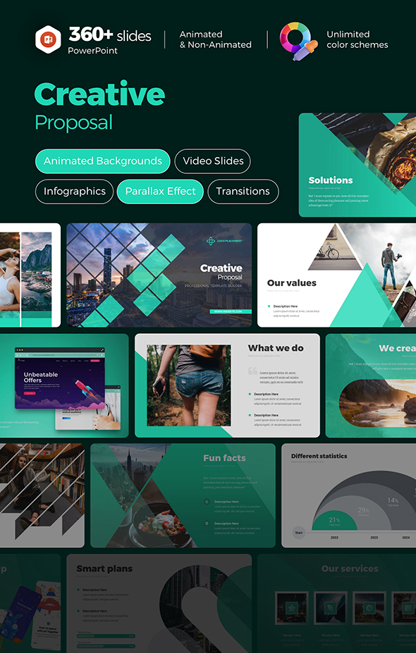 Creative PowerPoint Templates from GraphicRiver