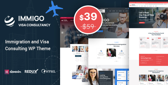 Immigration Website Templates | ThemeForest