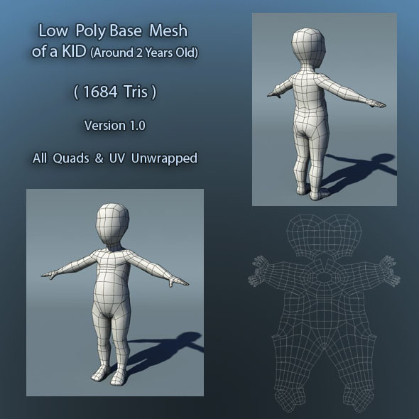 Low Poly & 3D Meshes from 3DOcean