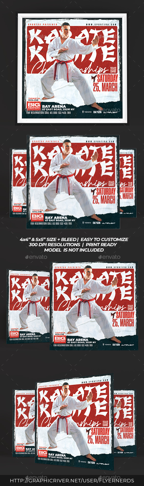Karate Graphics, Designs & Templates | GraphicRiver