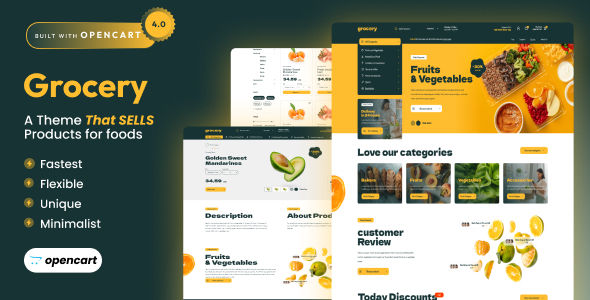 Grocery Website Templates | ThemeForest