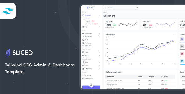 Sliced - Tailwind CSS Admin & Dashboard Template - eThemePro Sliced - Tailwind CSS Admin & Dashboard Template - eThemePro