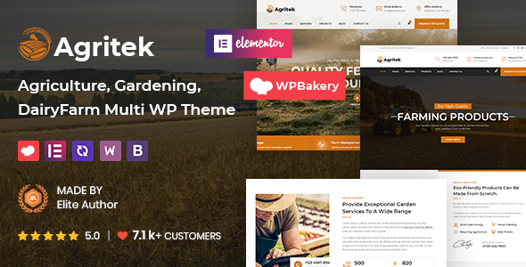 Agriculture Website Templates | ThemeForest