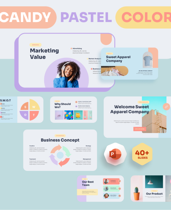 Candy Presentation Templates | GraphicRiver