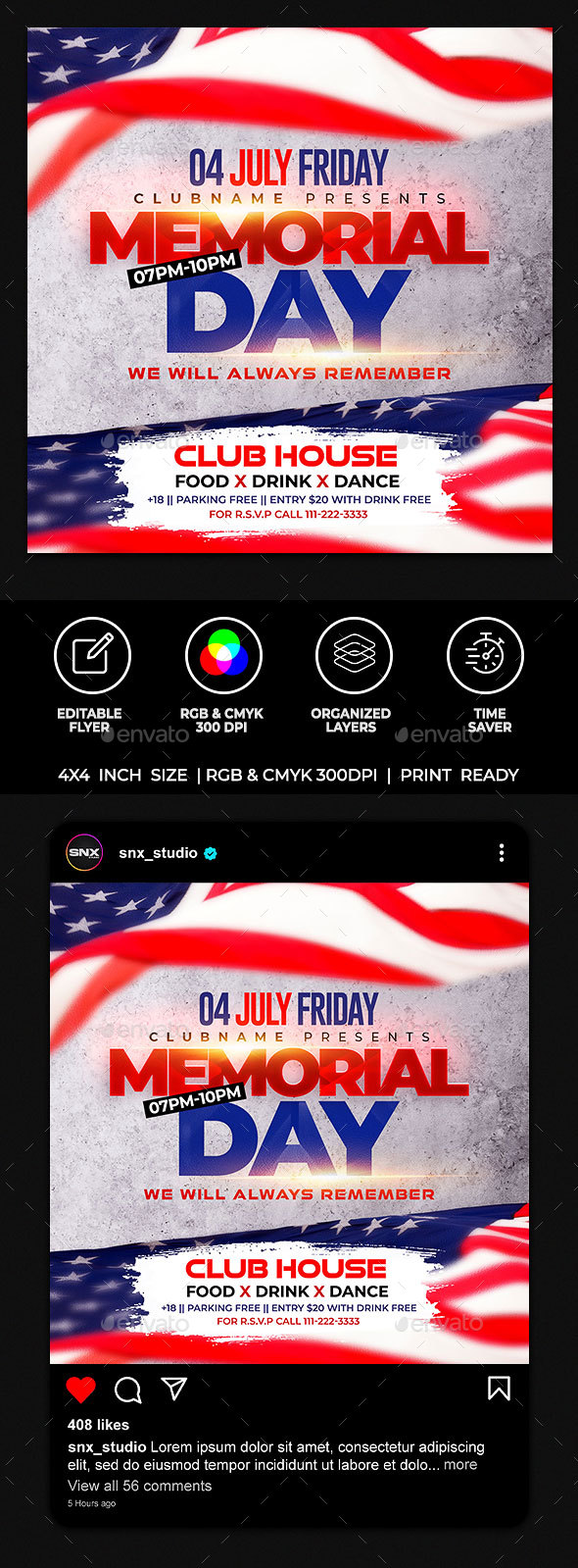 Memoriam Graphics, Designs & Templates | GraphicRiver