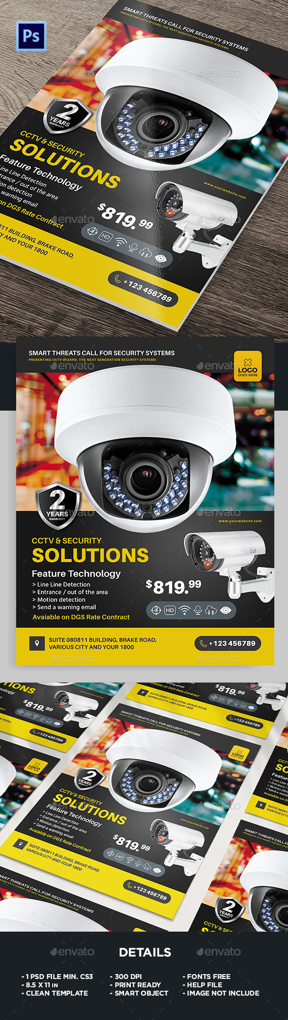 Cctv Flyer Templates | GraphicRiver
