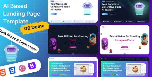 Ai Tools Website Templates | ThemeForest