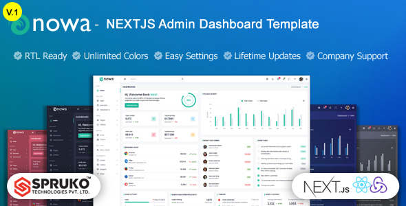 Nextjs Dashboard Website Templates | ThemeForest