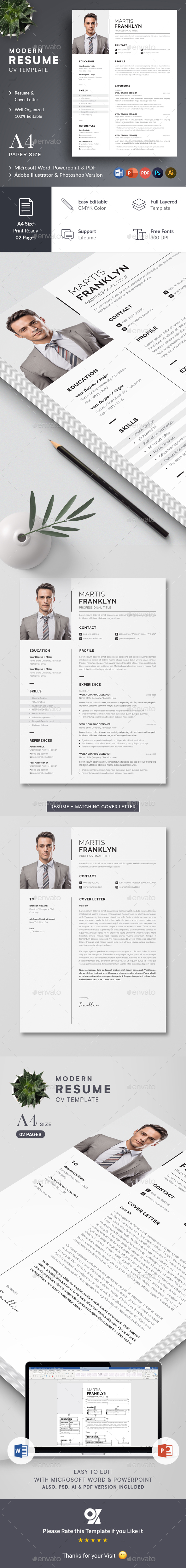 Resume Templates from GraphicRiver
