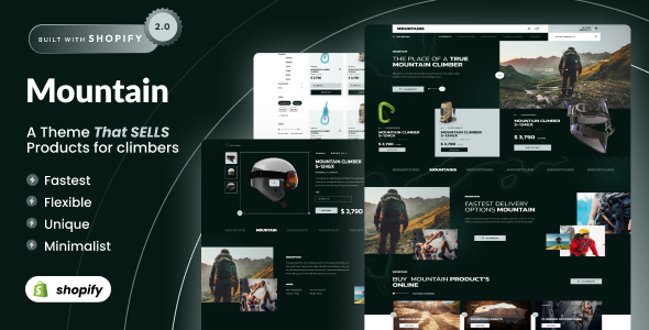 Mountain Website Templates | ThemeForest