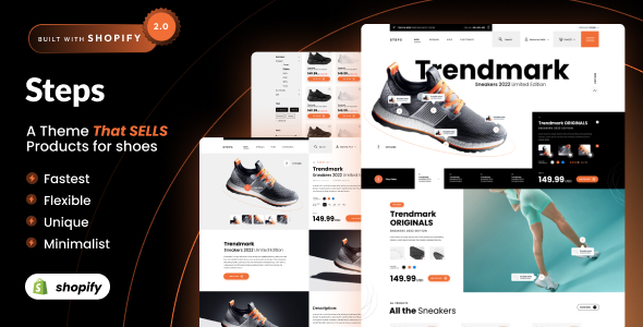 Shoes Website Templates | ThemeForest