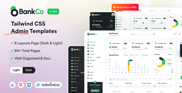 Bank Admin Website Templates | ThemeForest