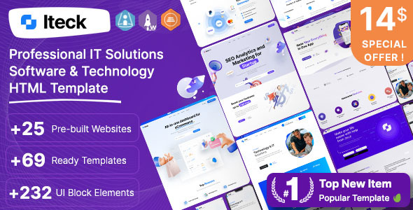 HTML Technology Website Templates | ThemeForest