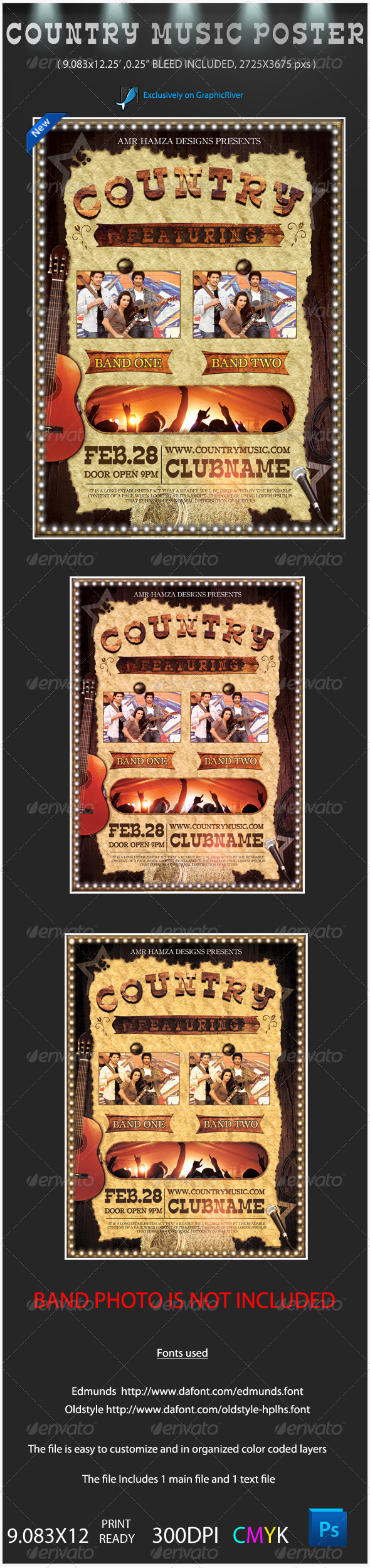 Country Graphics, Designs & Templates from GraphicRiver