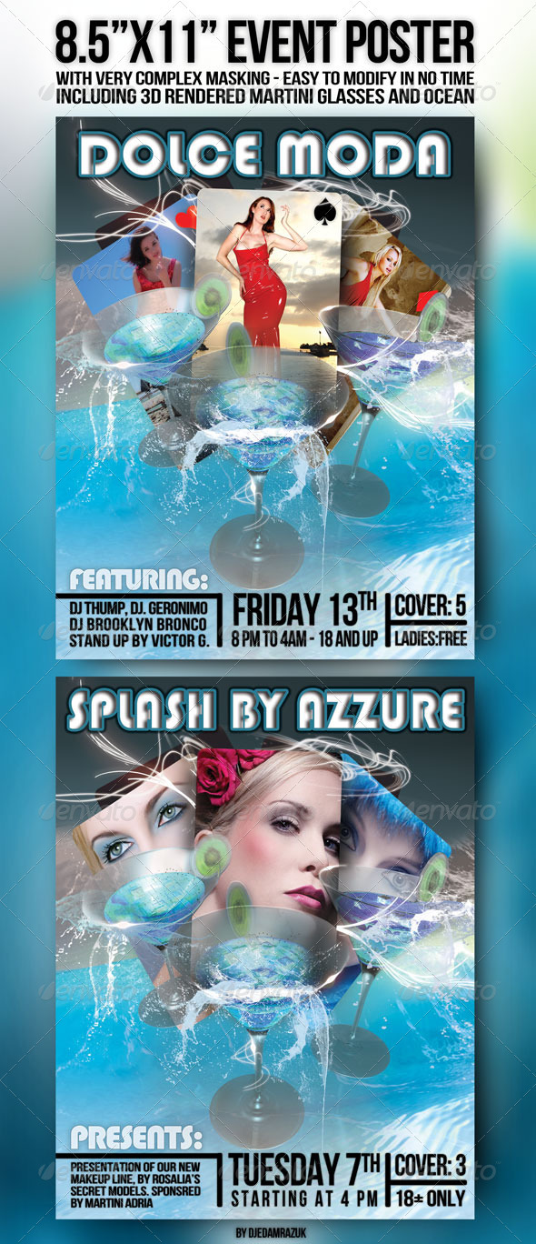3D Flyer Templates from GraphicRiver