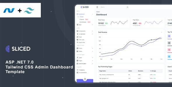 Sliced – ASP.Net 7 Tailwind CSS Admin & Dashboard Template - Digitals ... Sliced – ASP.Net 7 Tailwind CSS Admin & Dashboard Template - Digitals ...