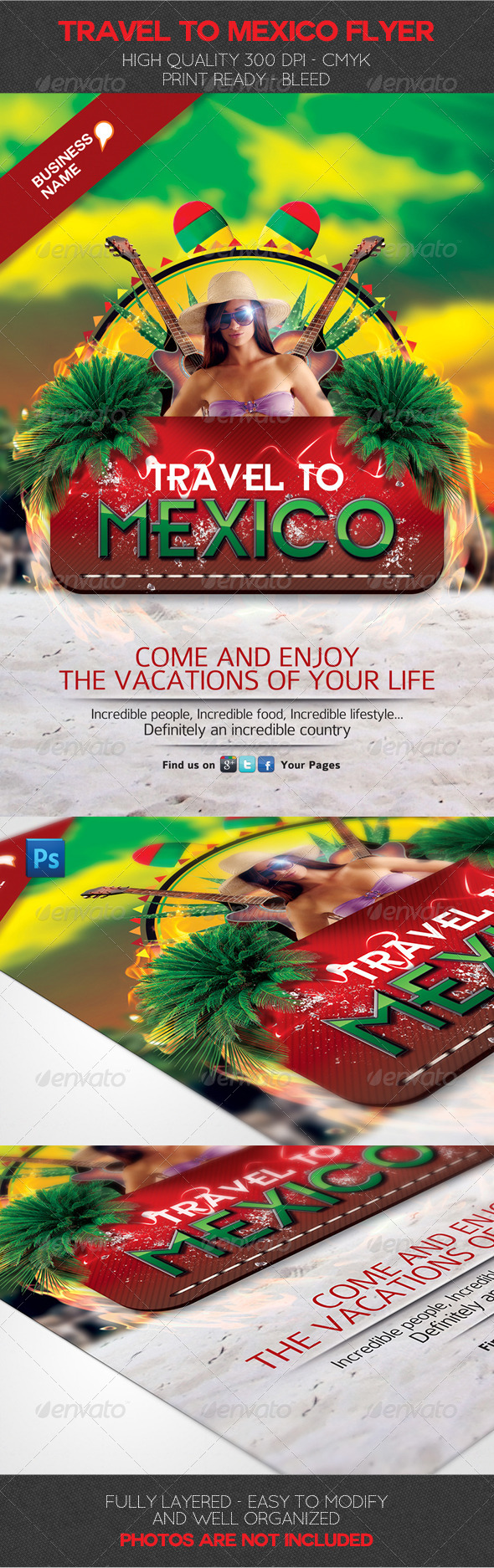 Mexico Flyer Templates from GraphicRiver