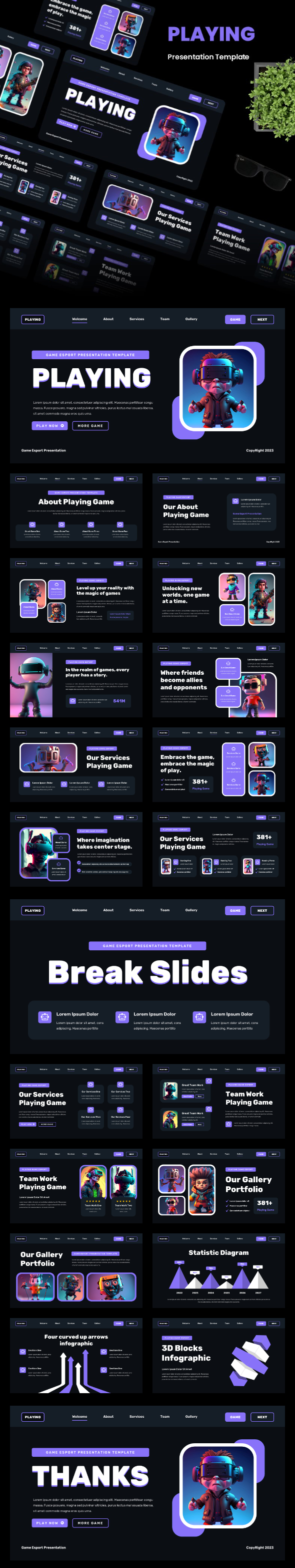 Fortnite PowerPoint Templates | GraphicRiver