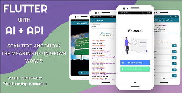 Smart Dictionary Flutter With Ai And Api Convert Image To Text Text