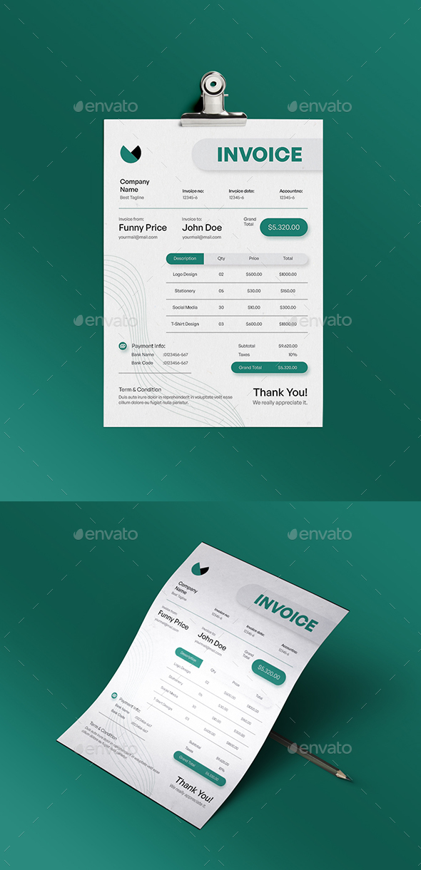 Business Proposal & Invoice Templates from GraphicRiver